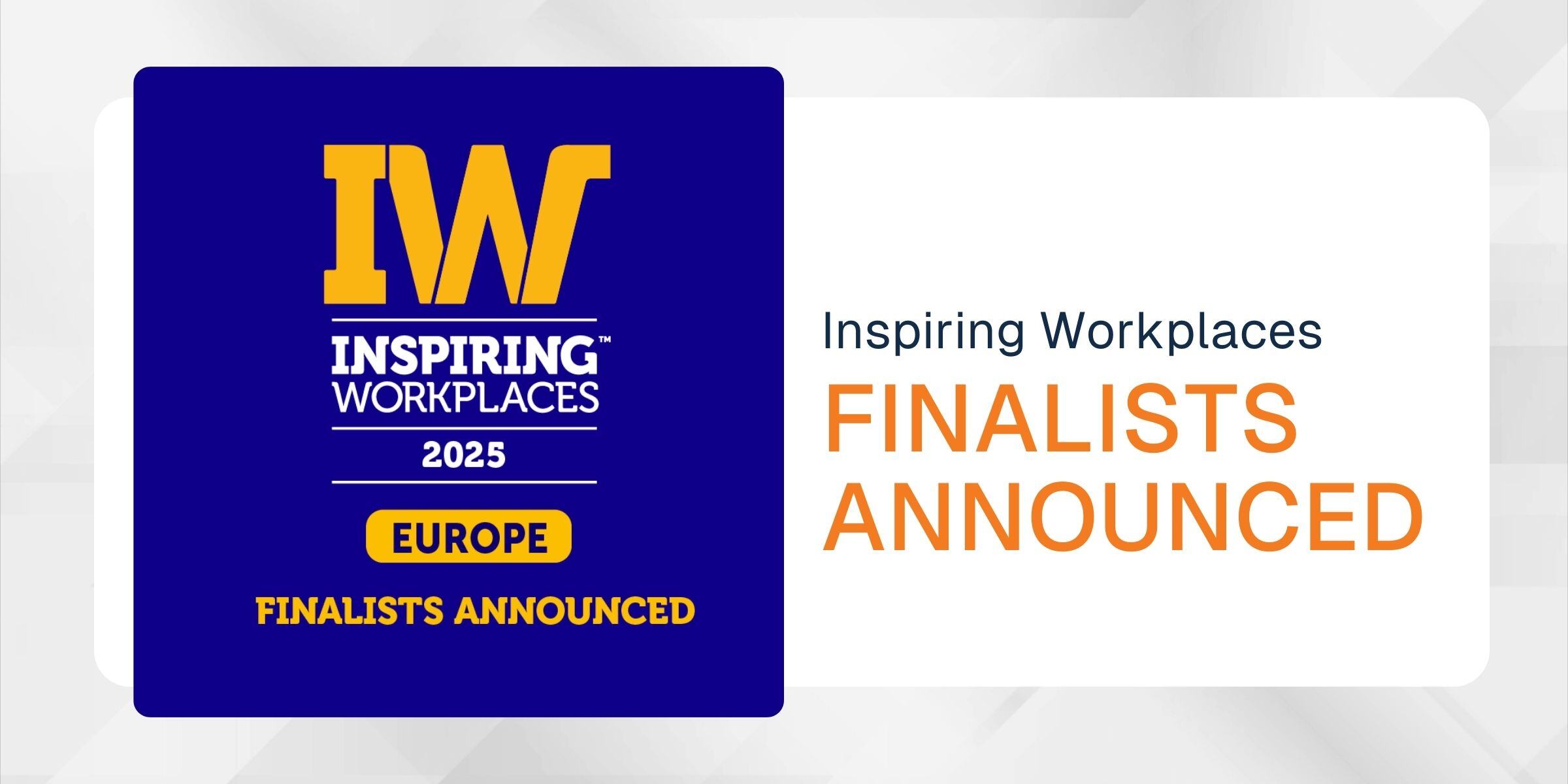 TimeXtender Named a Finalist for Inspiring Workplaces Awards EMEA 2025